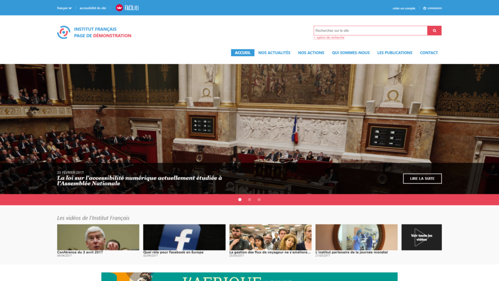 Web inclusion – User experience – FACIL’iti